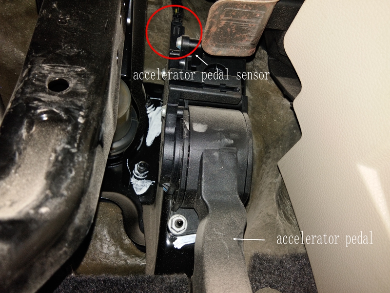 油门踏板 - 汽车测量项帮助